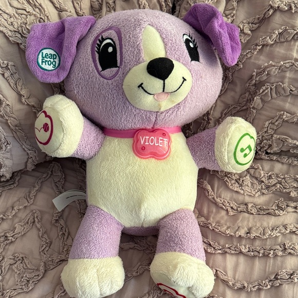 Leapfrog | Toys | Leapfrog Violet Interactive Plush Dog Purple And ...